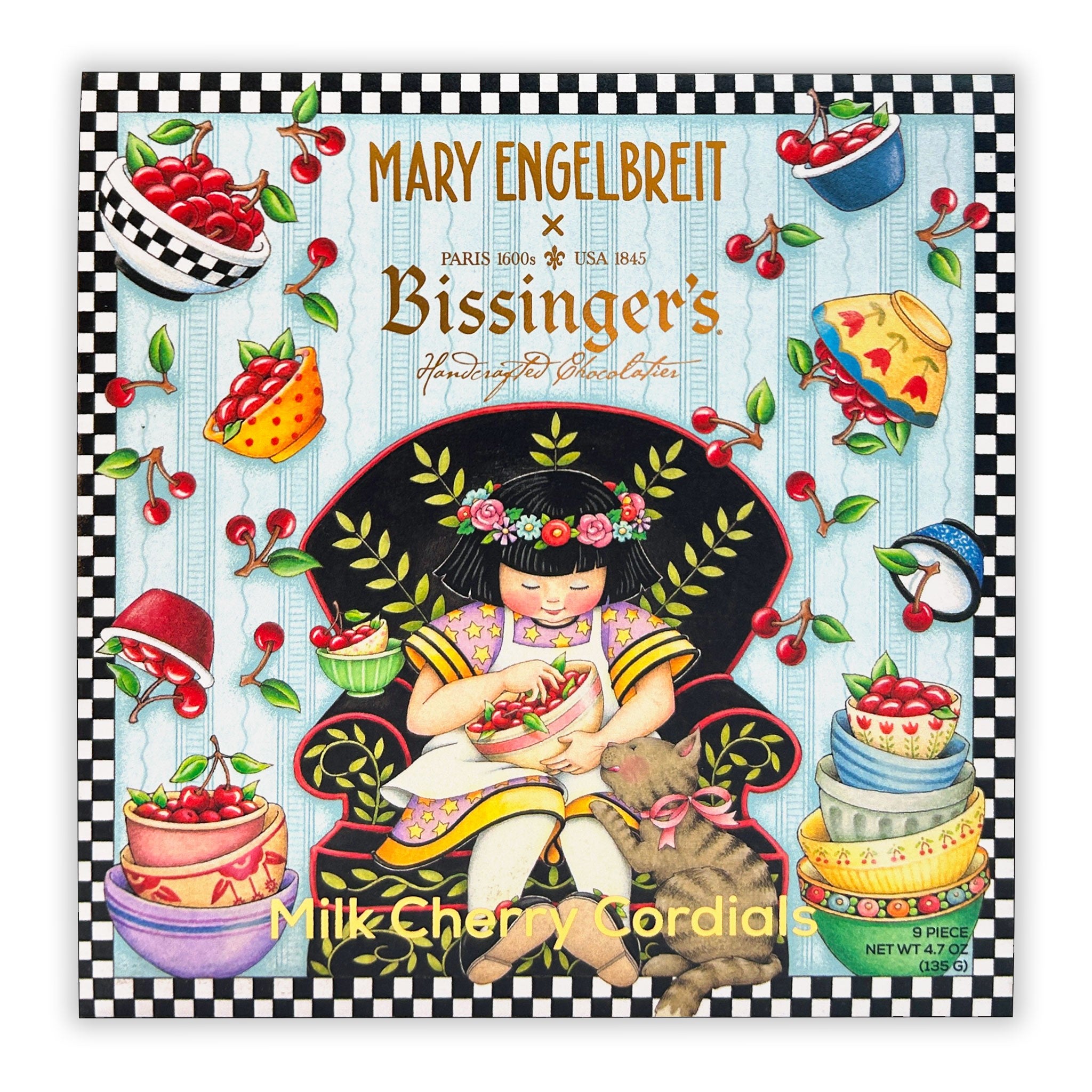Mary Engelbreit Milk Cherries 9pc – Bissinger's Handcrafted Chocolatier
