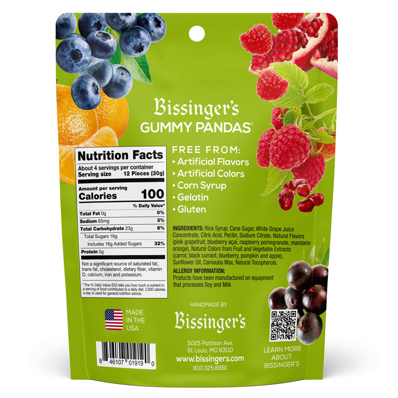 Assorted Gummy Pandas - 4 OZ – Bissinger's Handcrafted Chocolatier